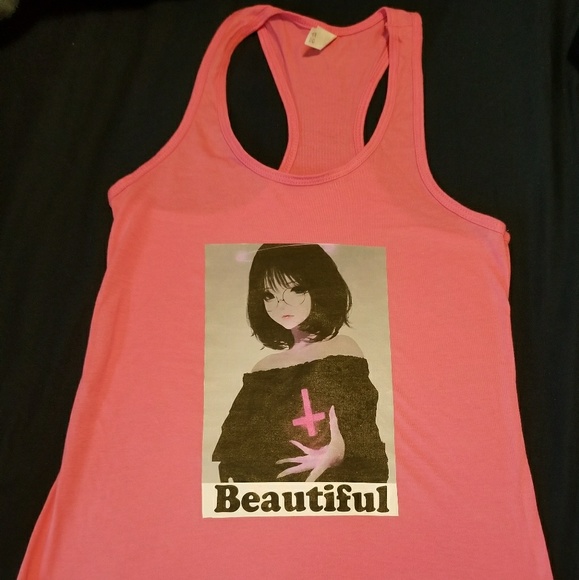 www.dopeazzteez.com | Tops | Brand New Beautiful Anime Girl Tank Top ...